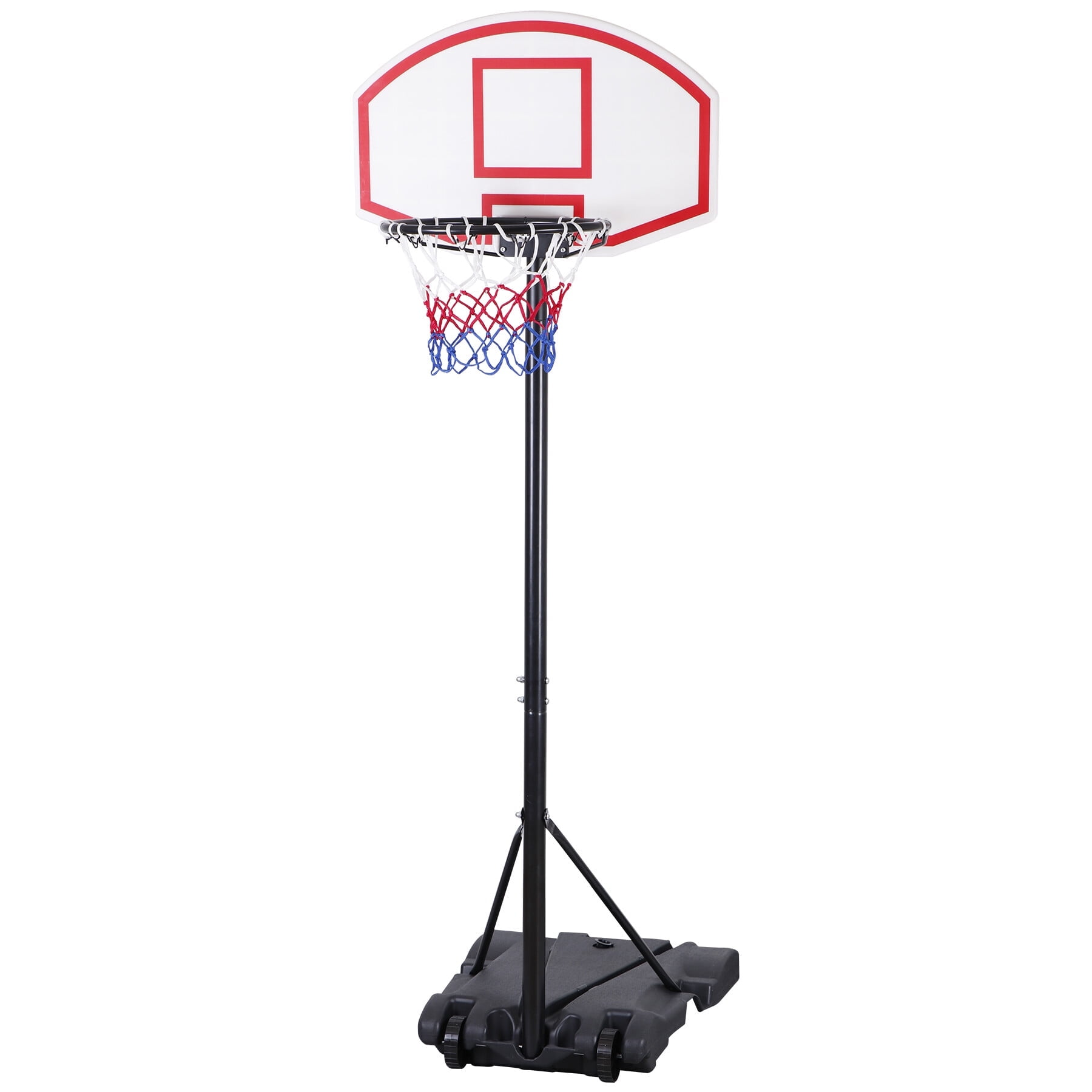 ZenSports Portable Kids Basketball Goal, 5.5-6.8ft Adjustable Height ...