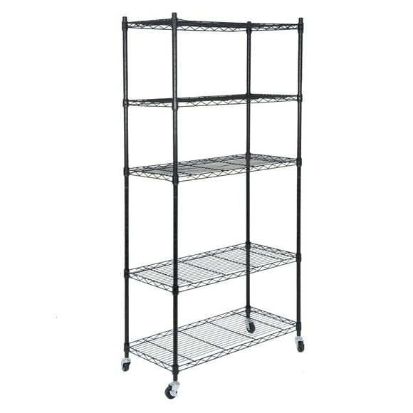 Steel Shelving with Wheels