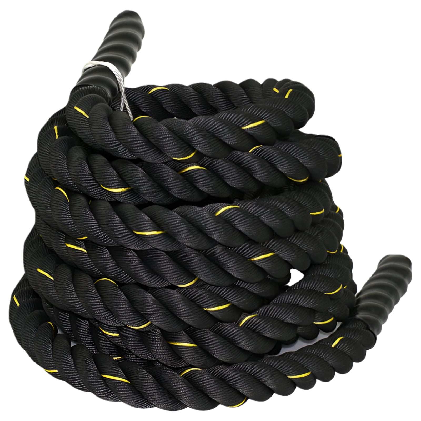 ZenStyle 1.5 In. Poly Dacron 30ft Battle Rope Workout Training ...