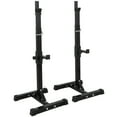 ZenStyle Gym Lifting Bar, 550 Lbs. Adjustable 40-66 In. Steel Squat ...