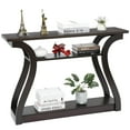 ZenStyle 3-Tier Entryway Console Table, Narrow Entrance Hallway Table ...