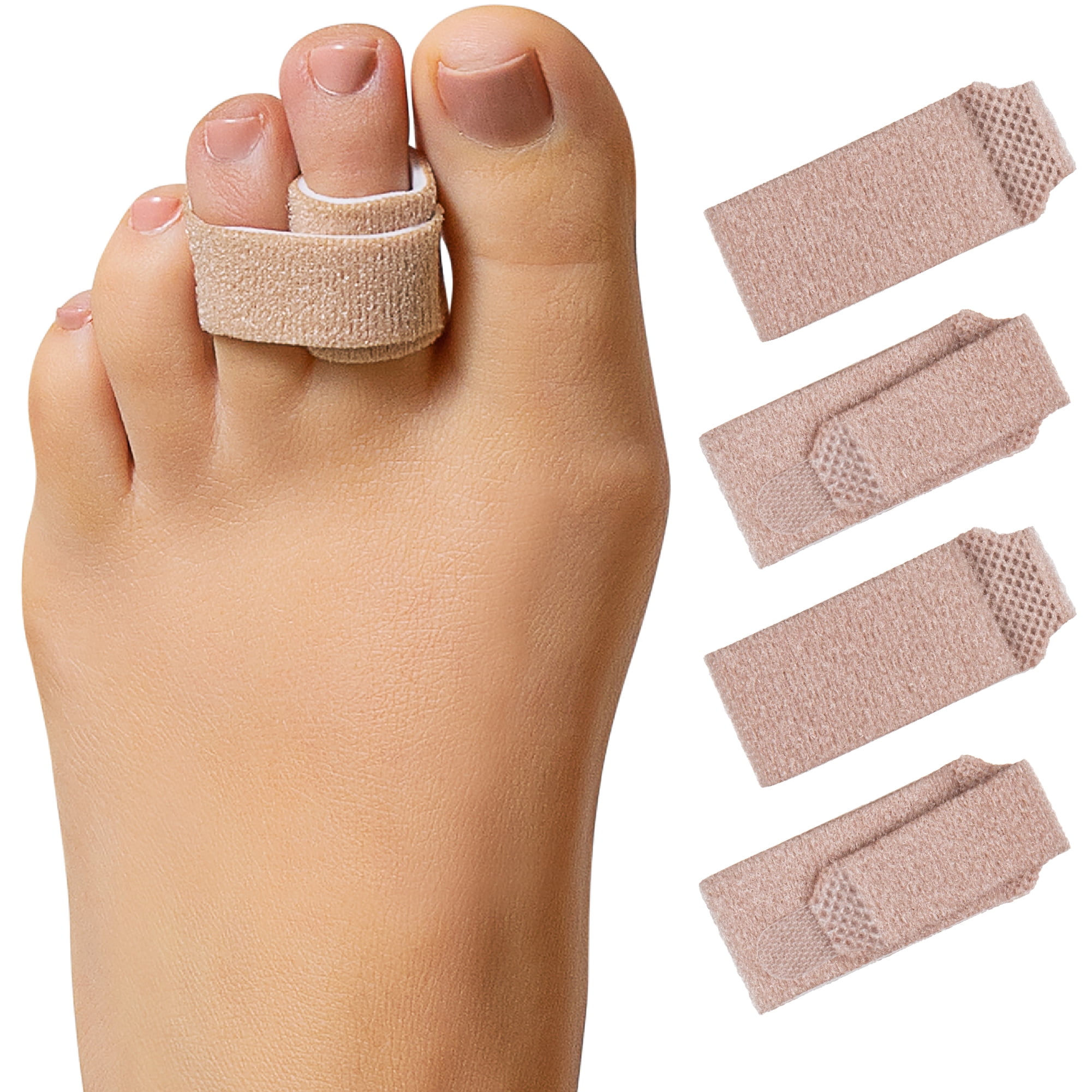 ZenToes Broken Toe Wraps - Cushioned Bandages Hammer Toe Separator ...