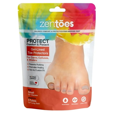 ZenToes Metatarsal Foot Pads (Pair) Flexible, Form-Fitting Slip On With ...