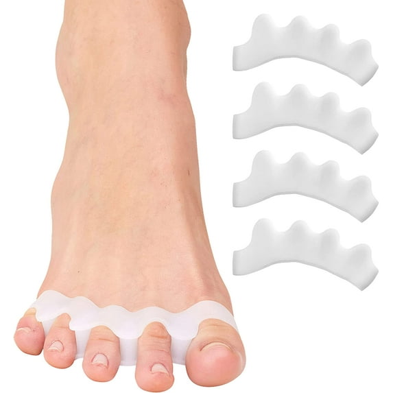 ZenToes Silicone Toe Separator Spacers for Correct Toe Alignment ...