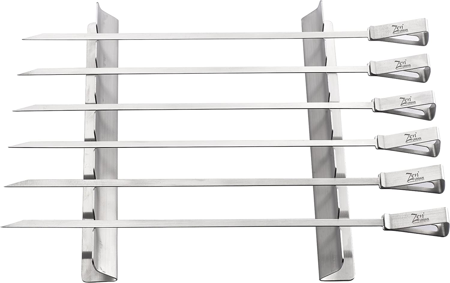 ZenUrban 870007 Grilling Kabob Rack with Skewers - Walmart.com
