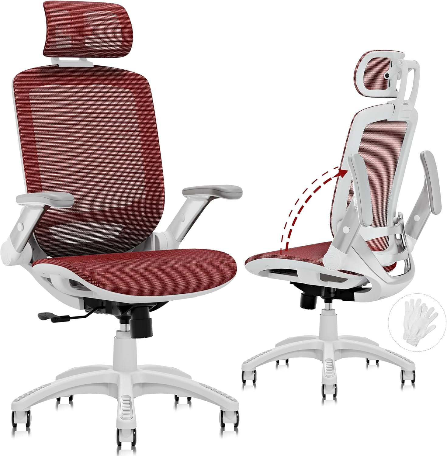 ZenZone Ergonomic Office Chair, High Back Home Desk Chair with ...