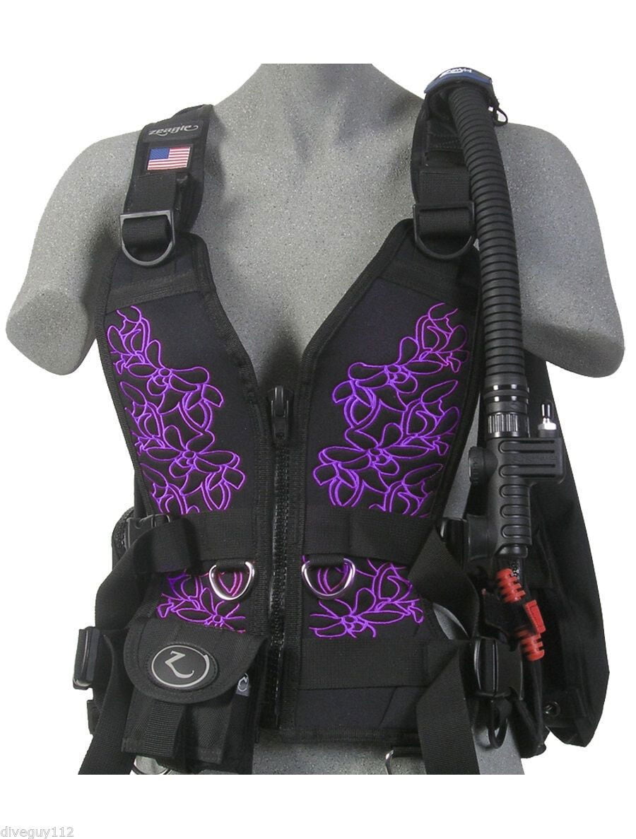 Zena BCD w/ Floral Purple Front Panel, Large - Walmart.com