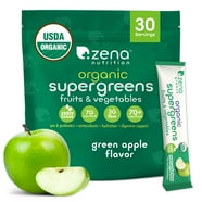 Zena Organic Super Greens Superfood Powder Mix, 45 Packets - Walmart.com