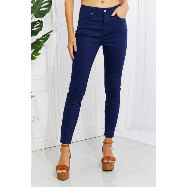 Zenana Blake Full Size High-Rise Color Skinny Jeans - Walmart.com