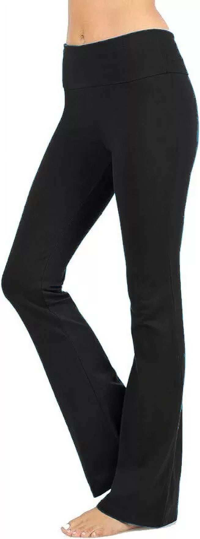 (Zenana Outfitters) Plus Size Premium Cotton Fold Over YOGA Pants ...