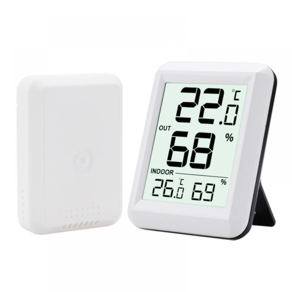 Zenbath Wireless Digital Hygrometer 2-Function Weather Station with ...