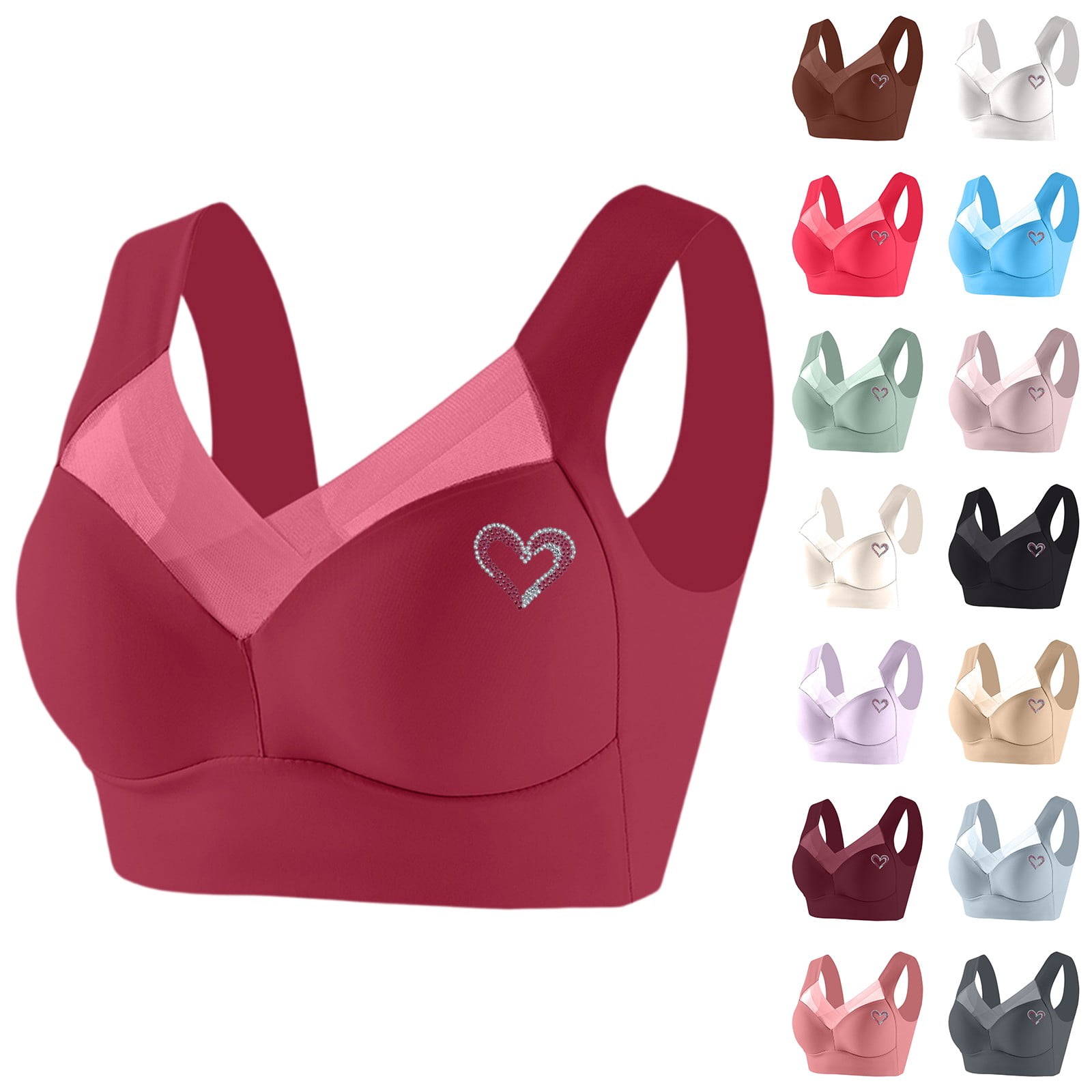Zenchic Bra - Seamless Sexy Push Up Wireless Bra Posture Correcting Bra ...