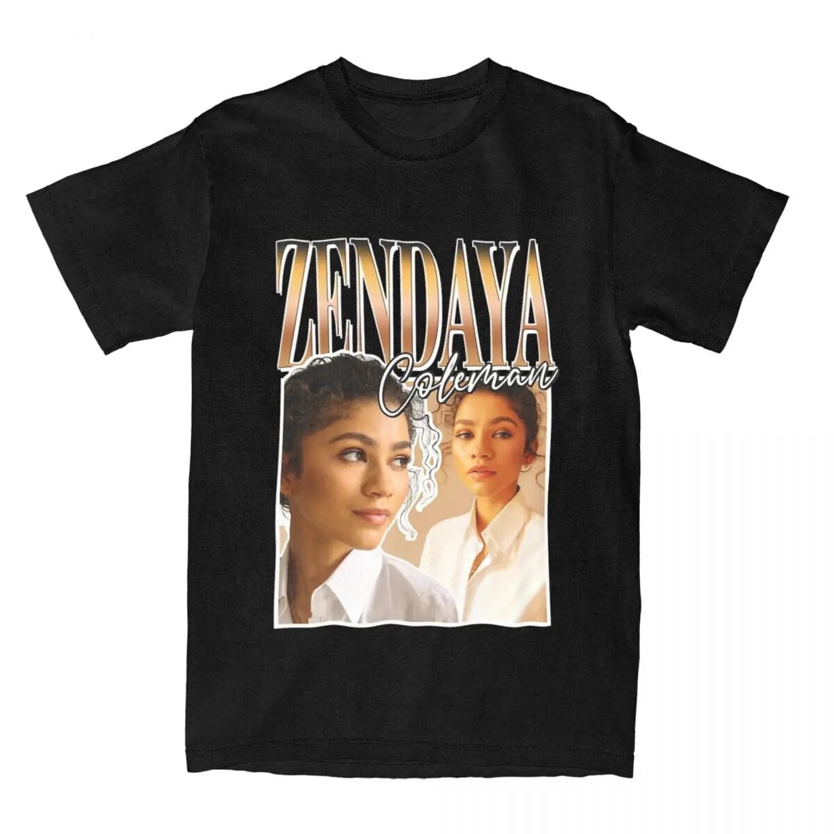 Zendaya Coleman Actor T Shirt Merchandise Men Women 100% Cotton Vintage ...