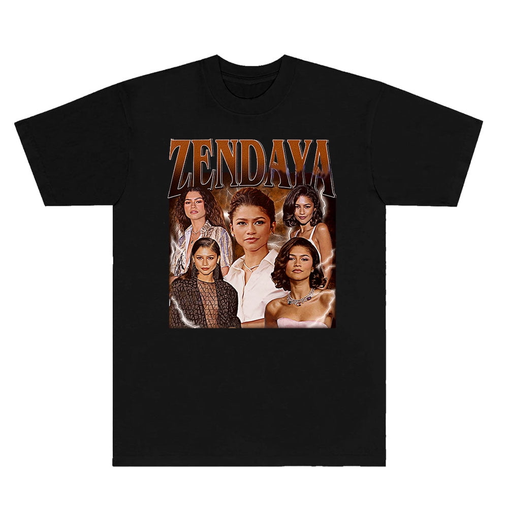 Zendaya Vintage T-shirts New Logo Merch Tshirts Women Men Fashion ...