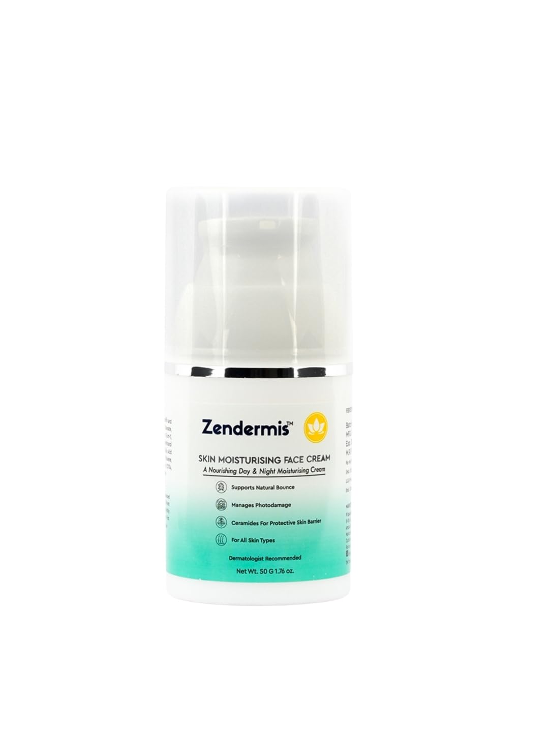 Zendermis Skin Moisturising Face Cream Moisturizer for Nourished Soft ...