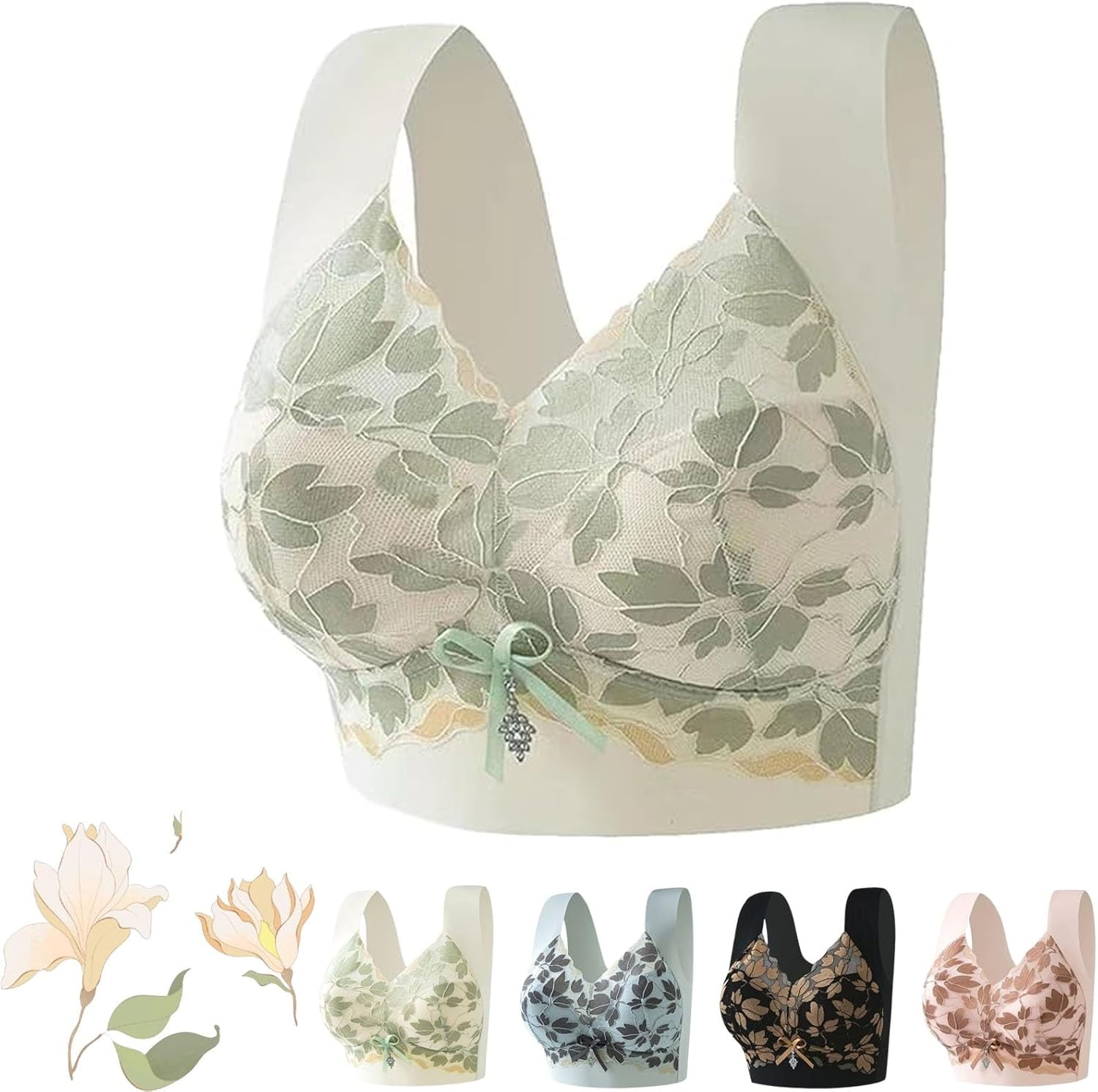 Zendiosa Bra, Senobra - Versatile Comfy Lift & Flex Wireless Bra, Lace ...
