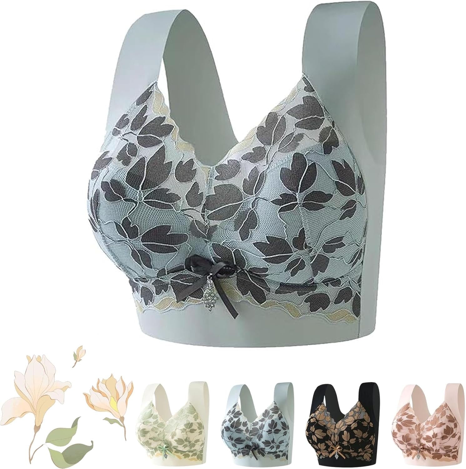 Zendiosa Bra, Senobra - Versatile Comfy Lift & Flex Wireless Bra, Lace ...