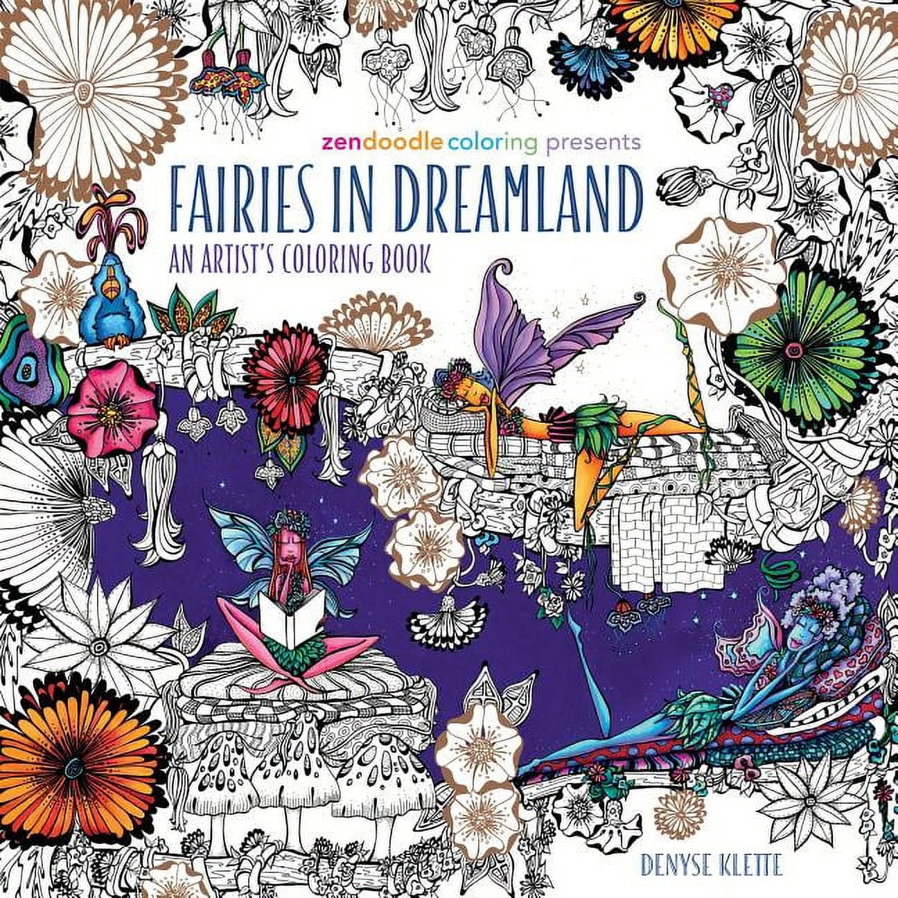 Zendoodle Coloring Zendoodle Coloring Presents Fairies in Dreamland: An ...