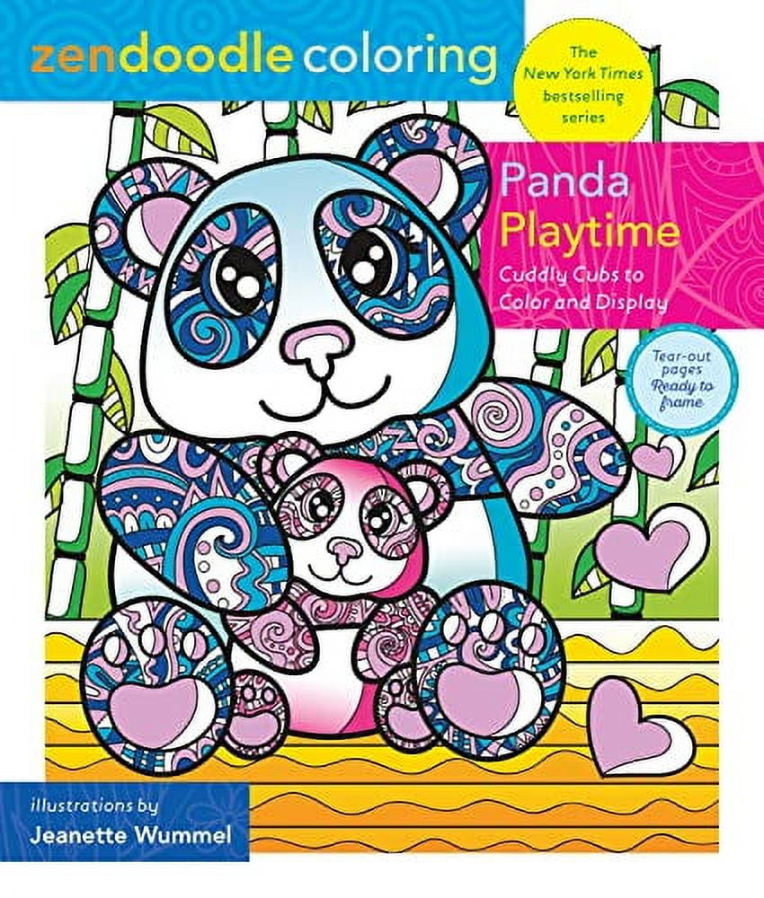 Zendoodle Coloring: Zendoodle Coloring: Panda Playtime : Cuddly Cubs to ...