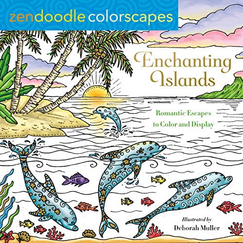 Pre-Owned Zendoodle Colorscapes: Enchanting Islands: Romantic Escapes ...