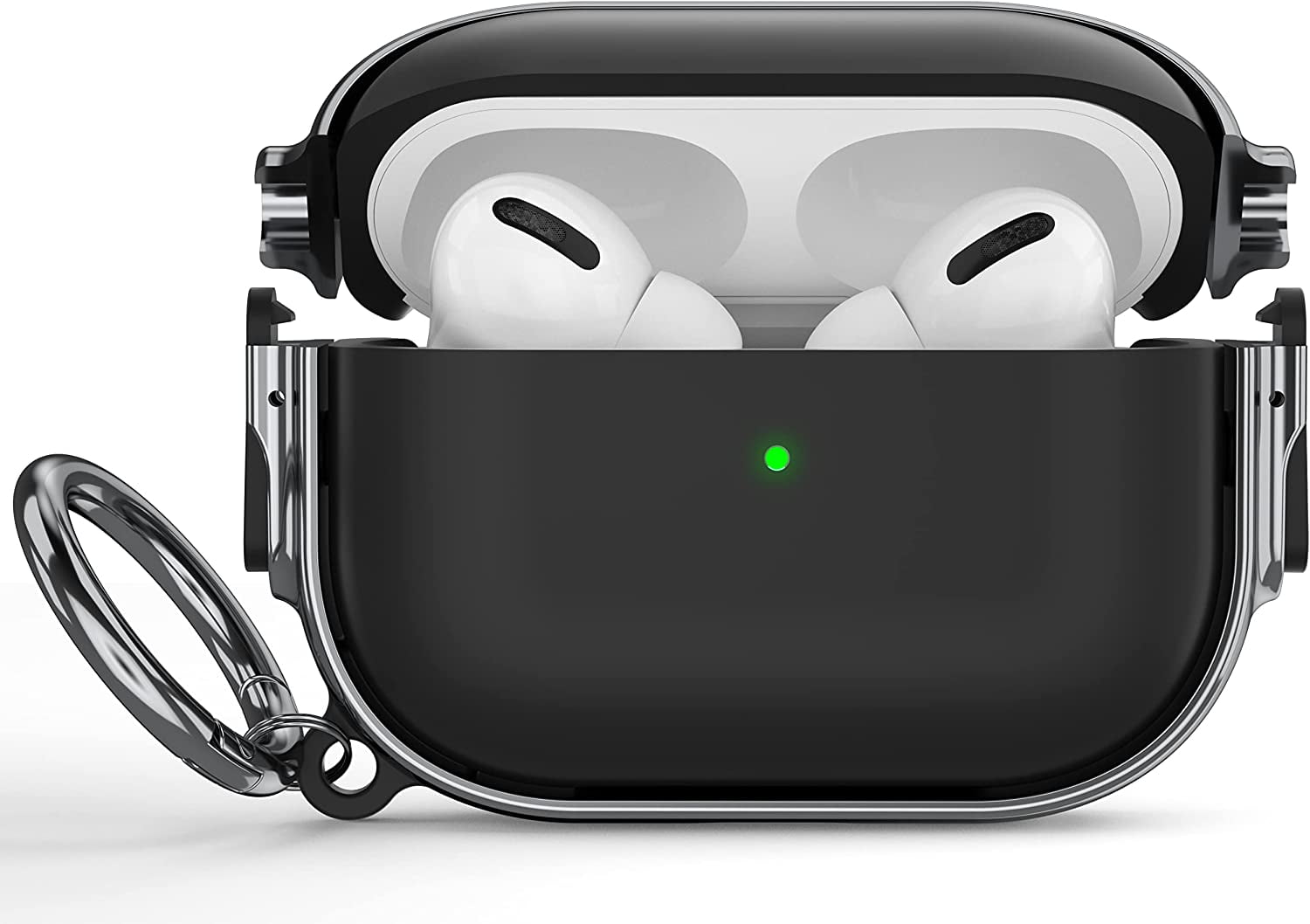 Zendure AirPods Pro Case for 1st/2nd Gen, Wireless Charging, Shockproof ...