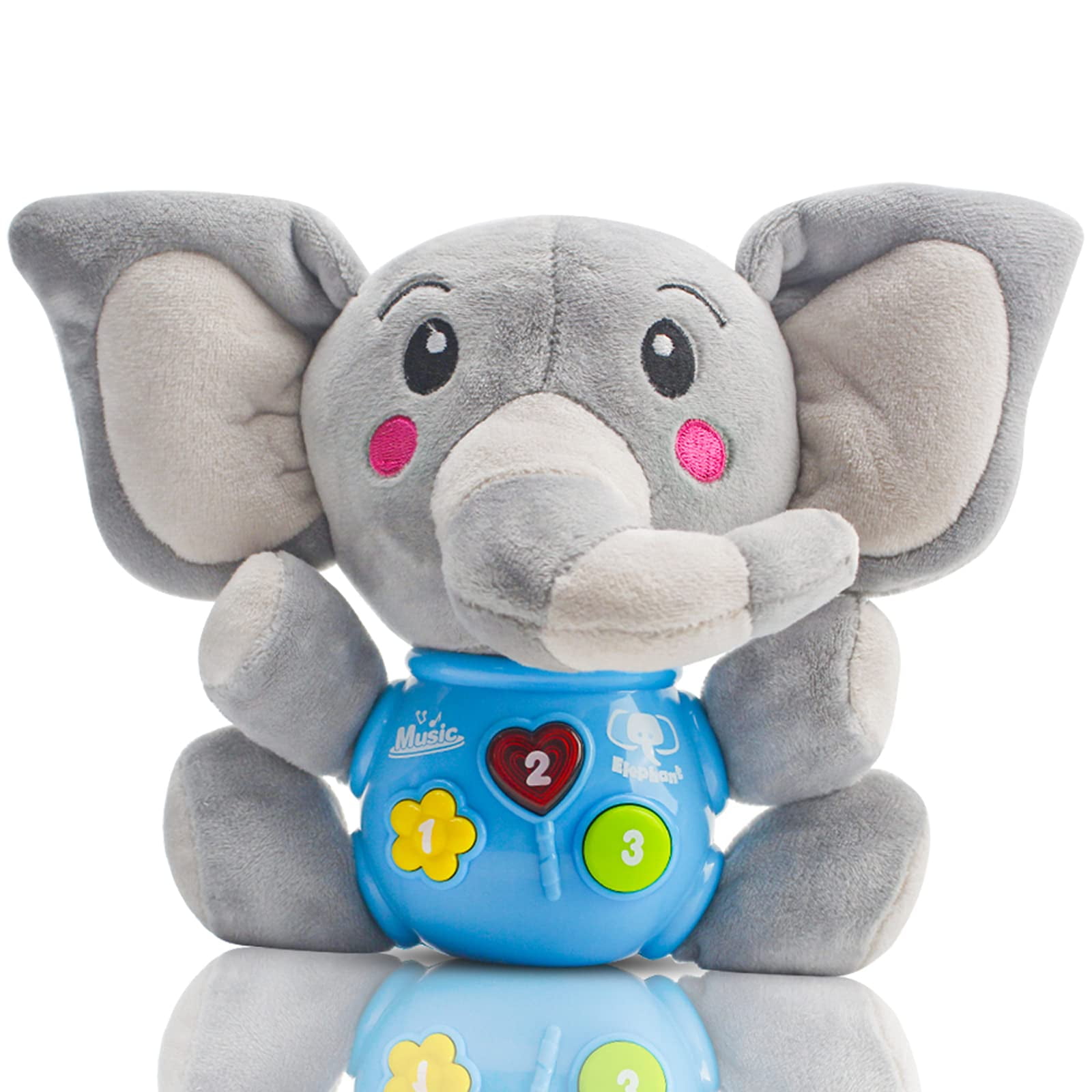 Zendure Plush Baby Toys,Infant Musical Toys, Plush Figure Soother Doll ...