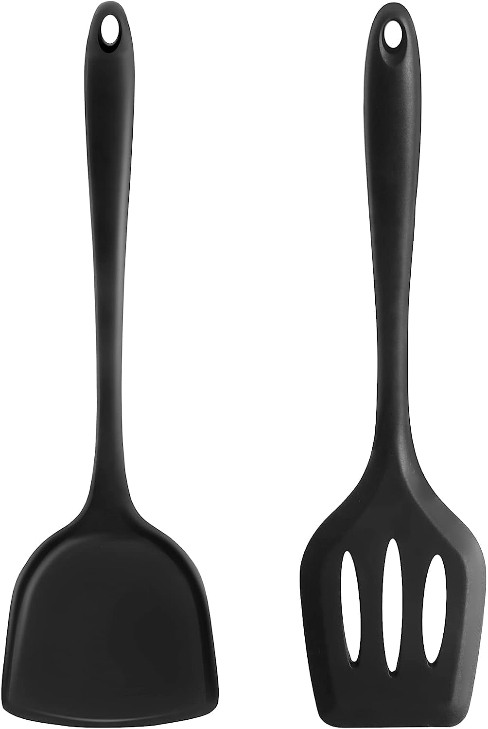 Zendure Silicone Spatula Set, Nonstick Black Spatulas, Ergonomic ...