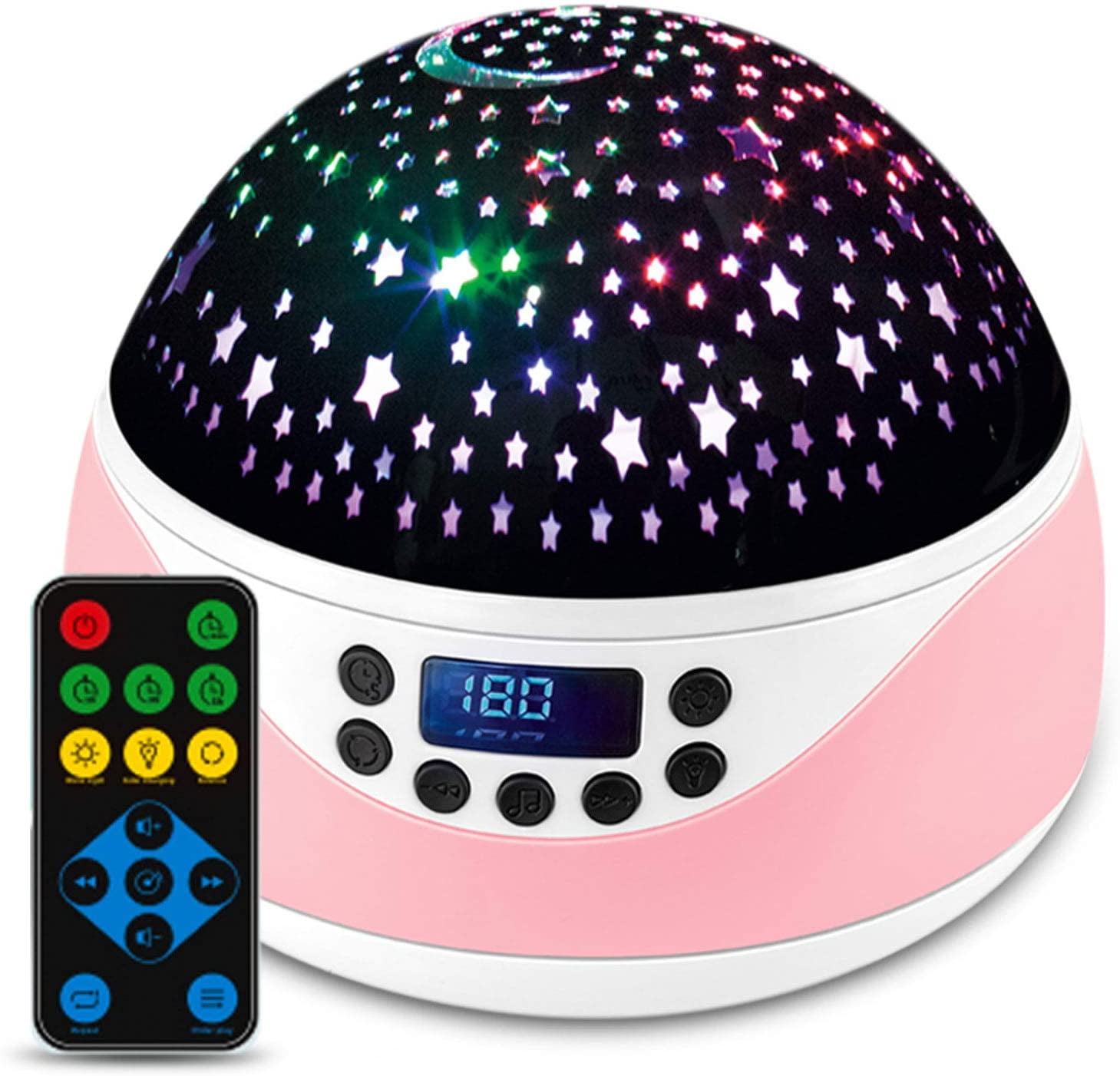 Zendure Star Night Light Projector, Remote Control Projector Night ...
