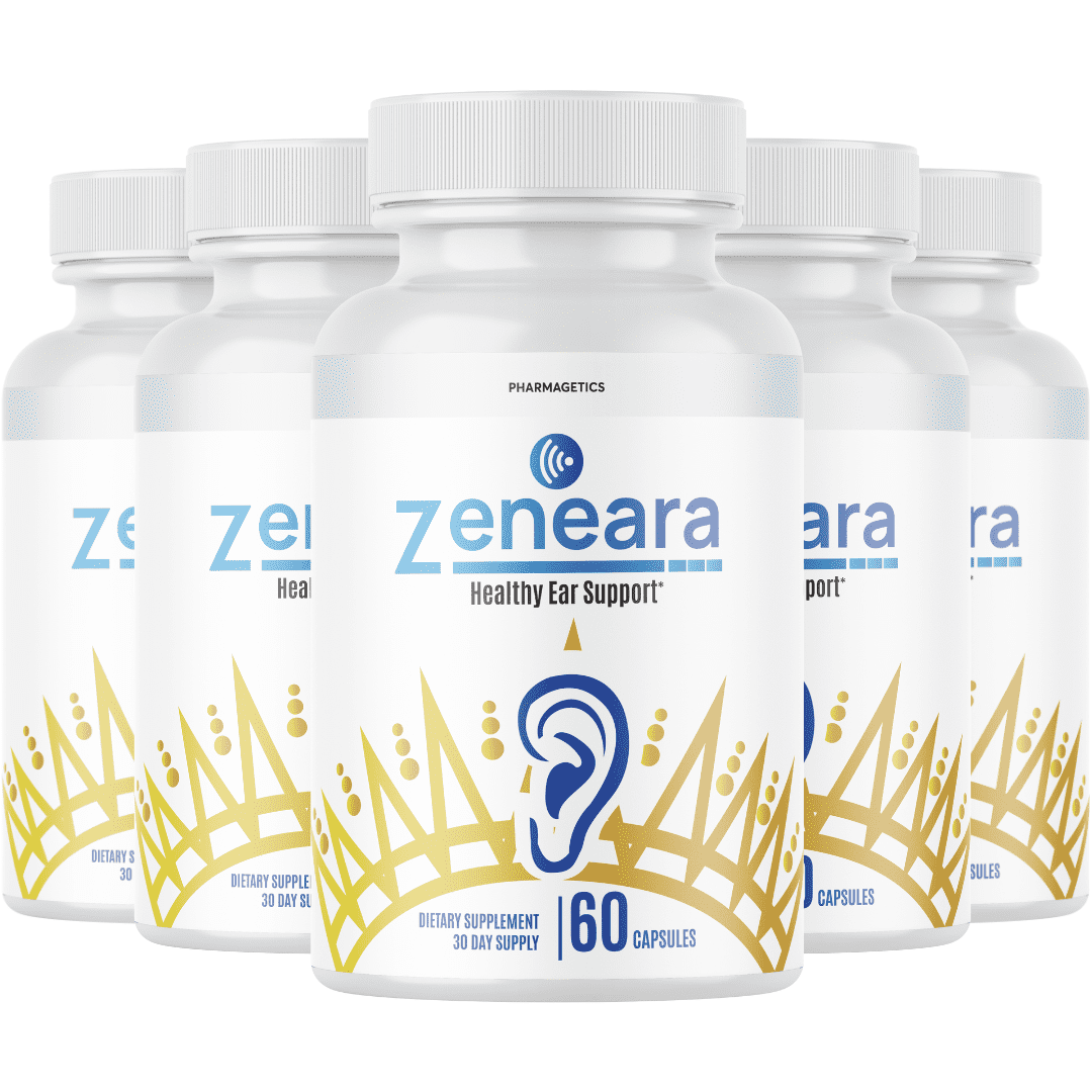 Zeneara, Healthy Ear Support for Ear Ringing & Tinnitus - 5 Bottles ...