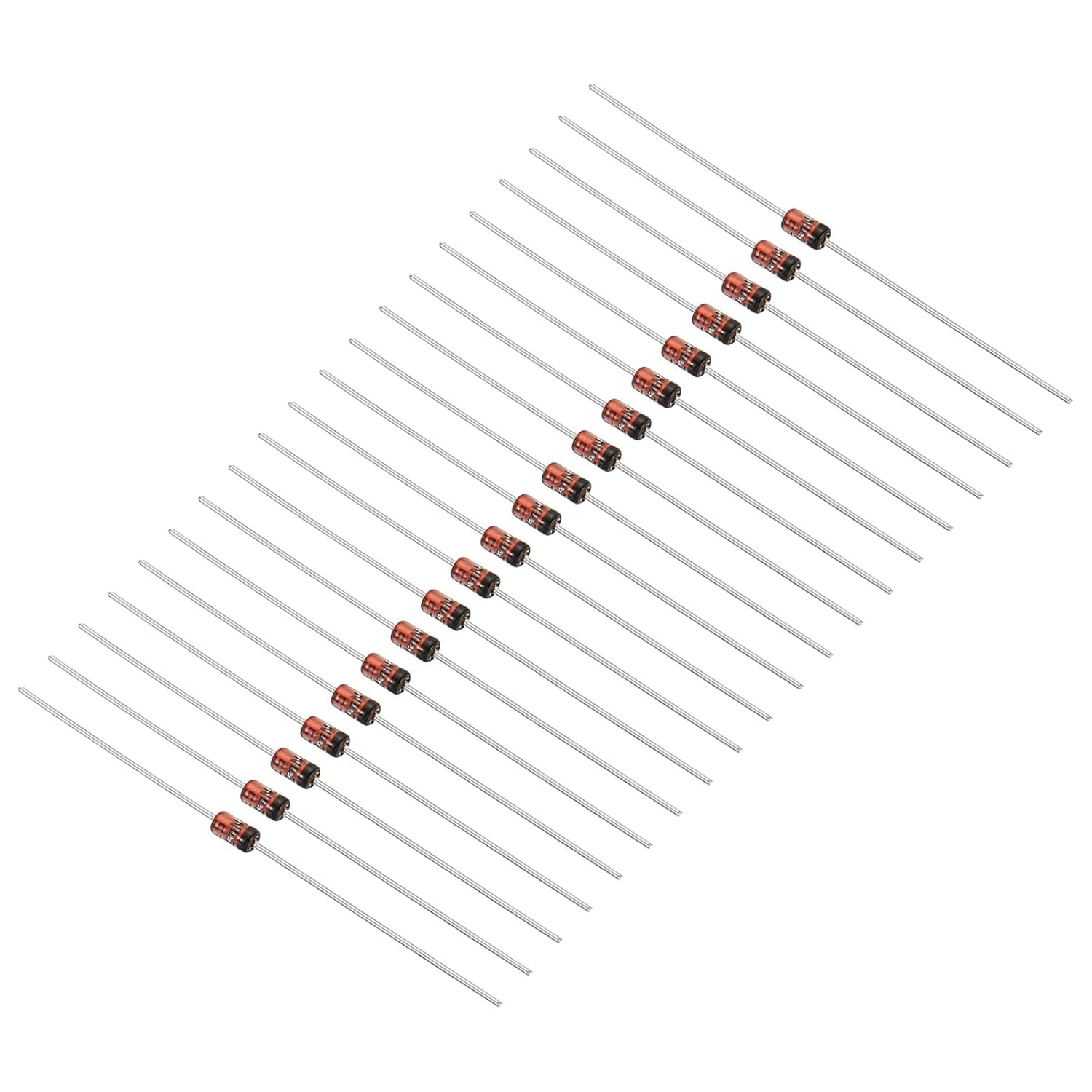 Zener Diode, 20 Pcs 1W Zener Diode Assortment 4.7V DO-41 for Production ...