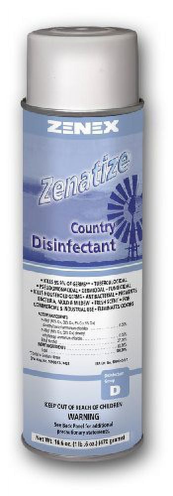 Zenex Zenatize Contry Disinfectant Deodorant - 12 Cans (Case) by ZENEX ...
