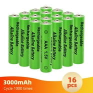 DFITO 1.5V AA Alkaline Rechargeable Battery Pack, 16PCS - Walmart.com