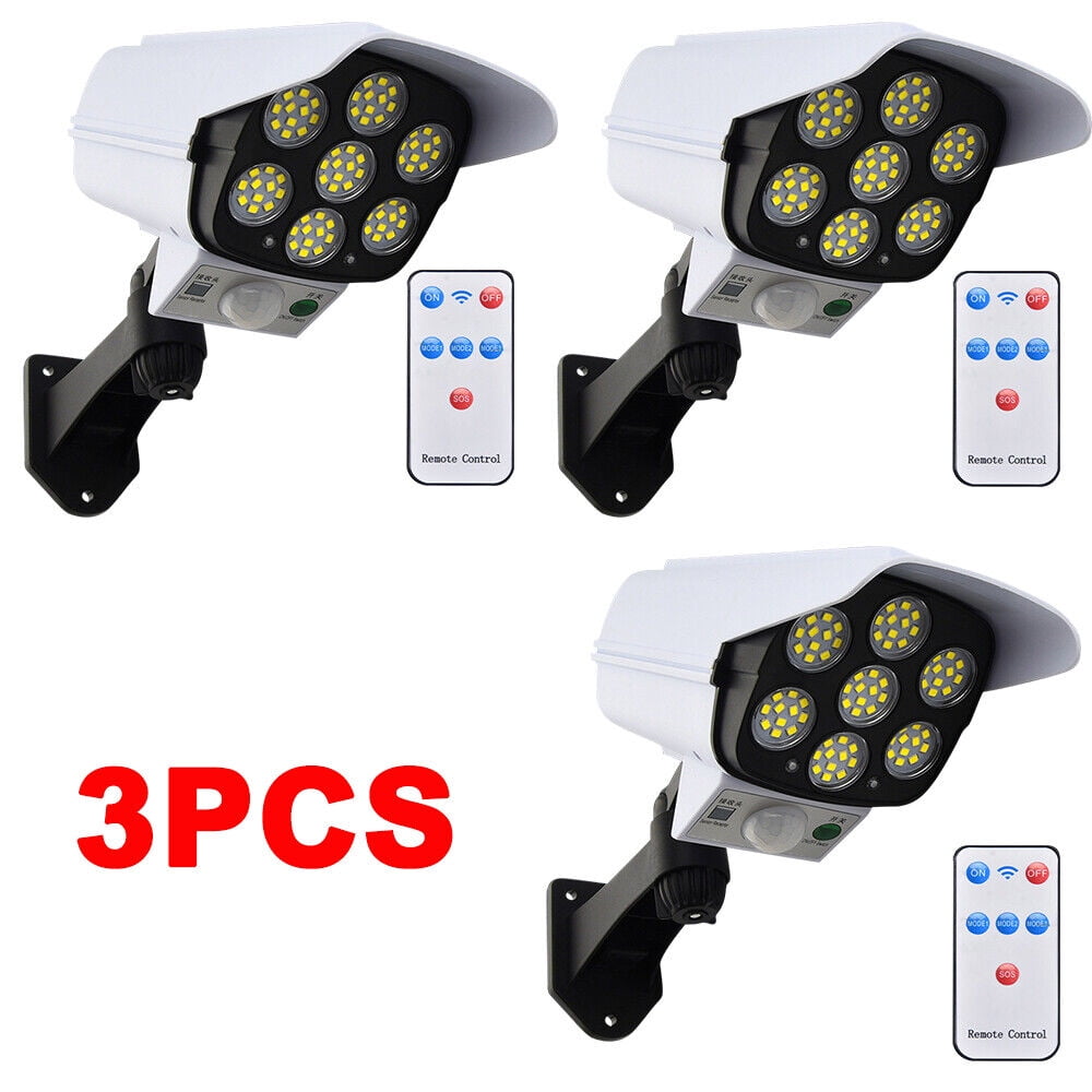 Zengest Fake Security Camera, with Solar Remote Control Induction ...