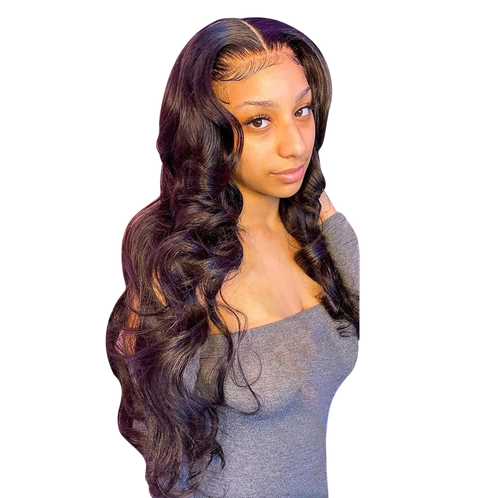 Zenghuiiii Baby Hair Lace Front Wig Transparent Frontal Glueless HD ...