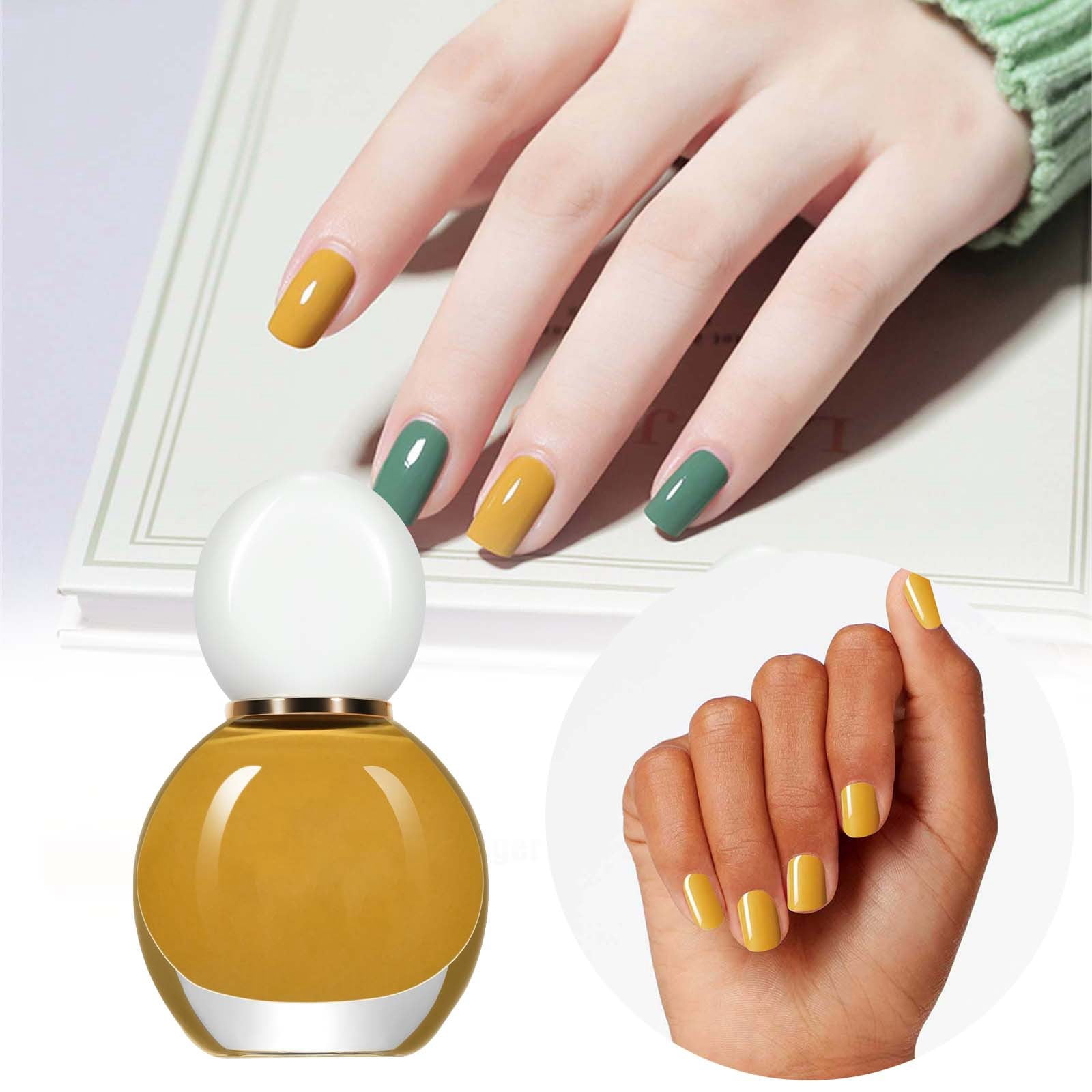 Zenghuiiii Base Top Coat Nail Polish Long Lasting Non Baking Quick ...