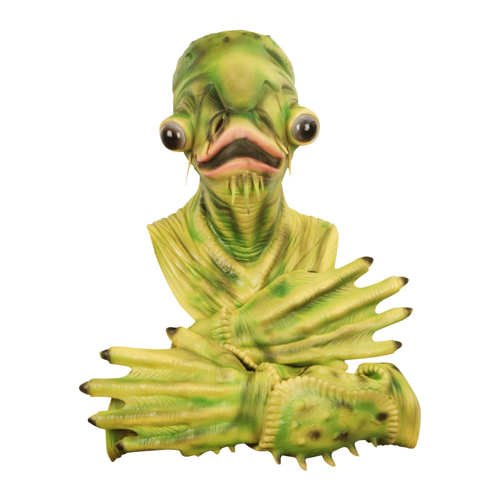 Zenghuiiii Catfish Green Fish Headgear Set Latex Headgear Bar Party ...