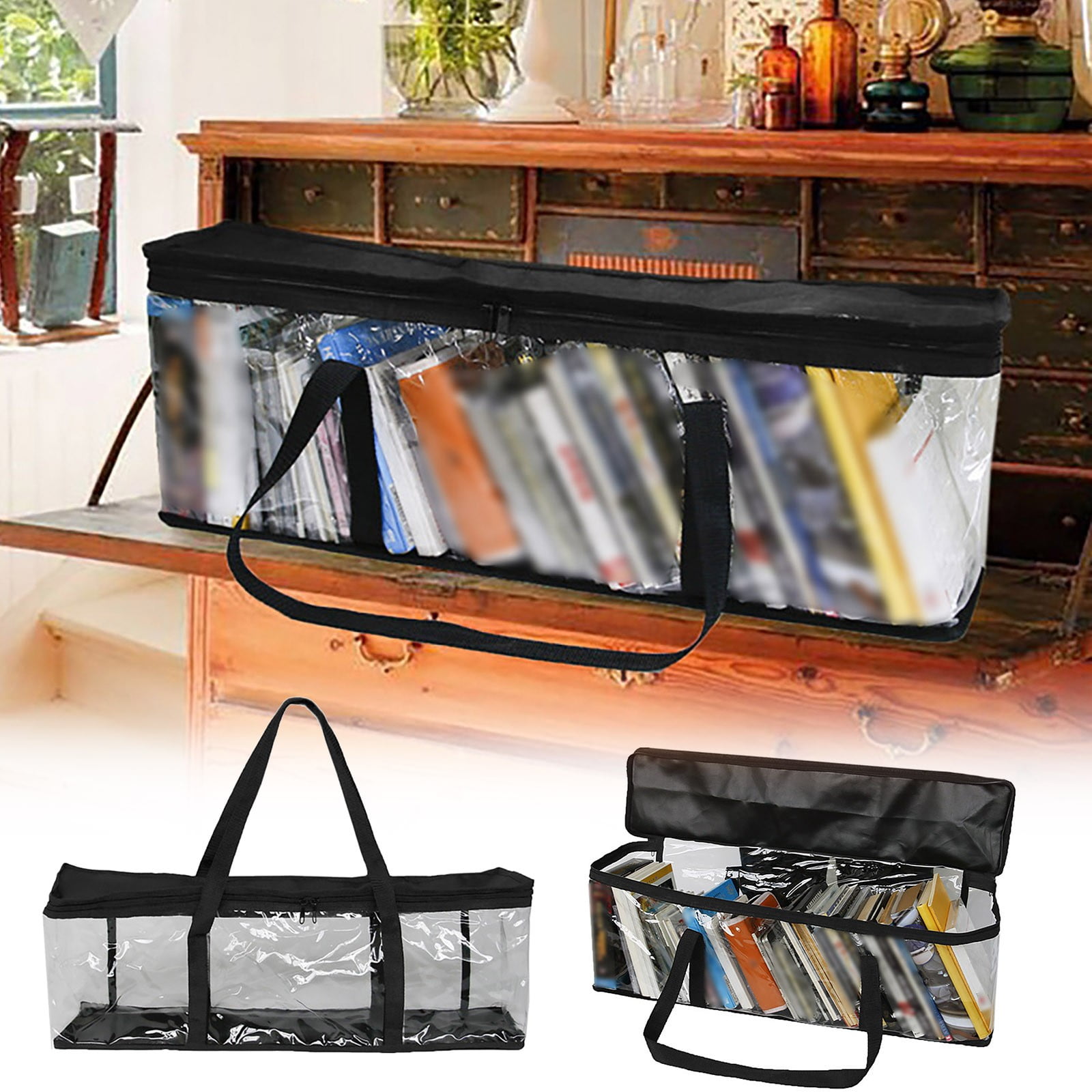 Zenghuiiii Clothes Container Removable Bookshelf, Book Carrying Bag ...