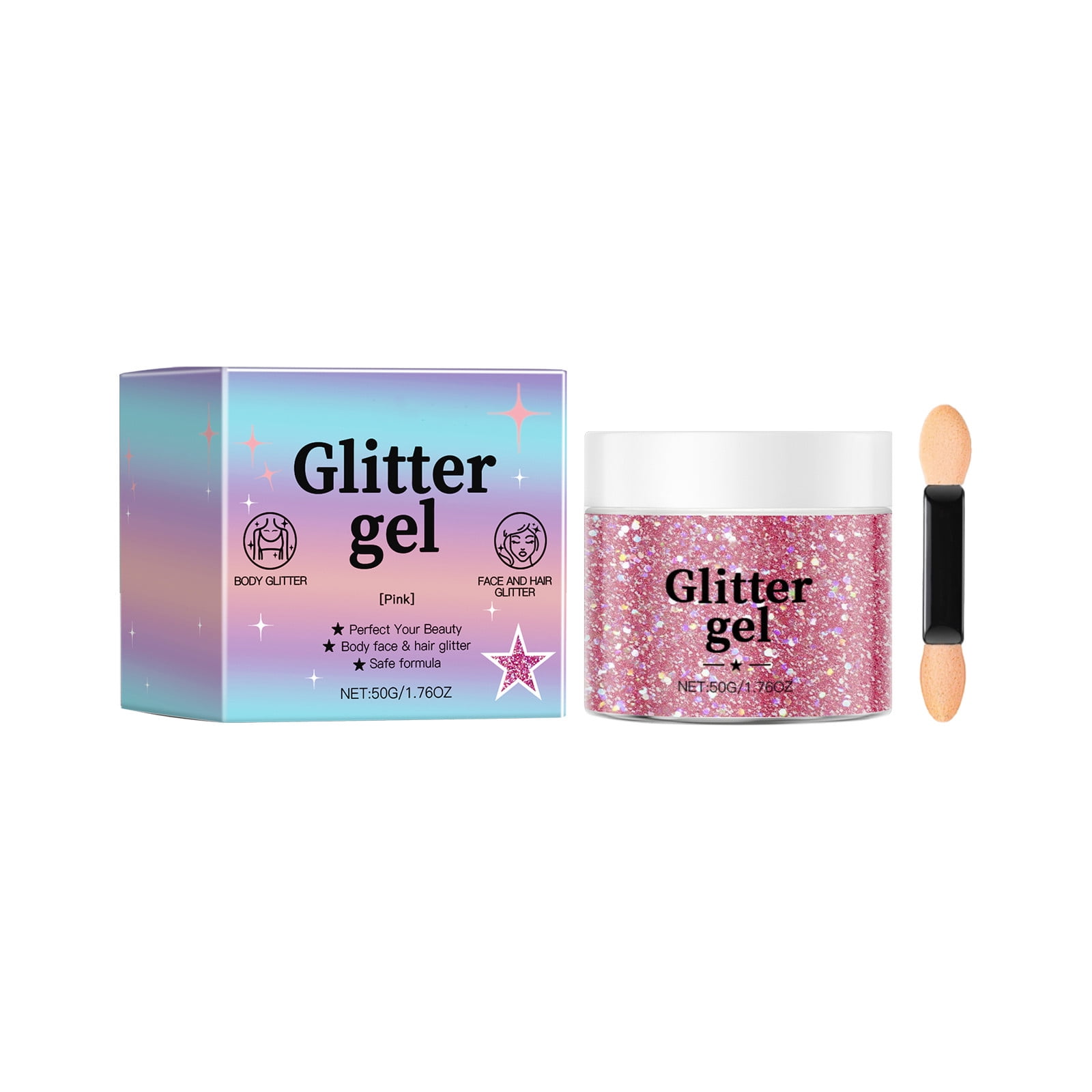 Zenghuiiii Sparkling Festive Glitter Gel Illuminating Body Gel For ...