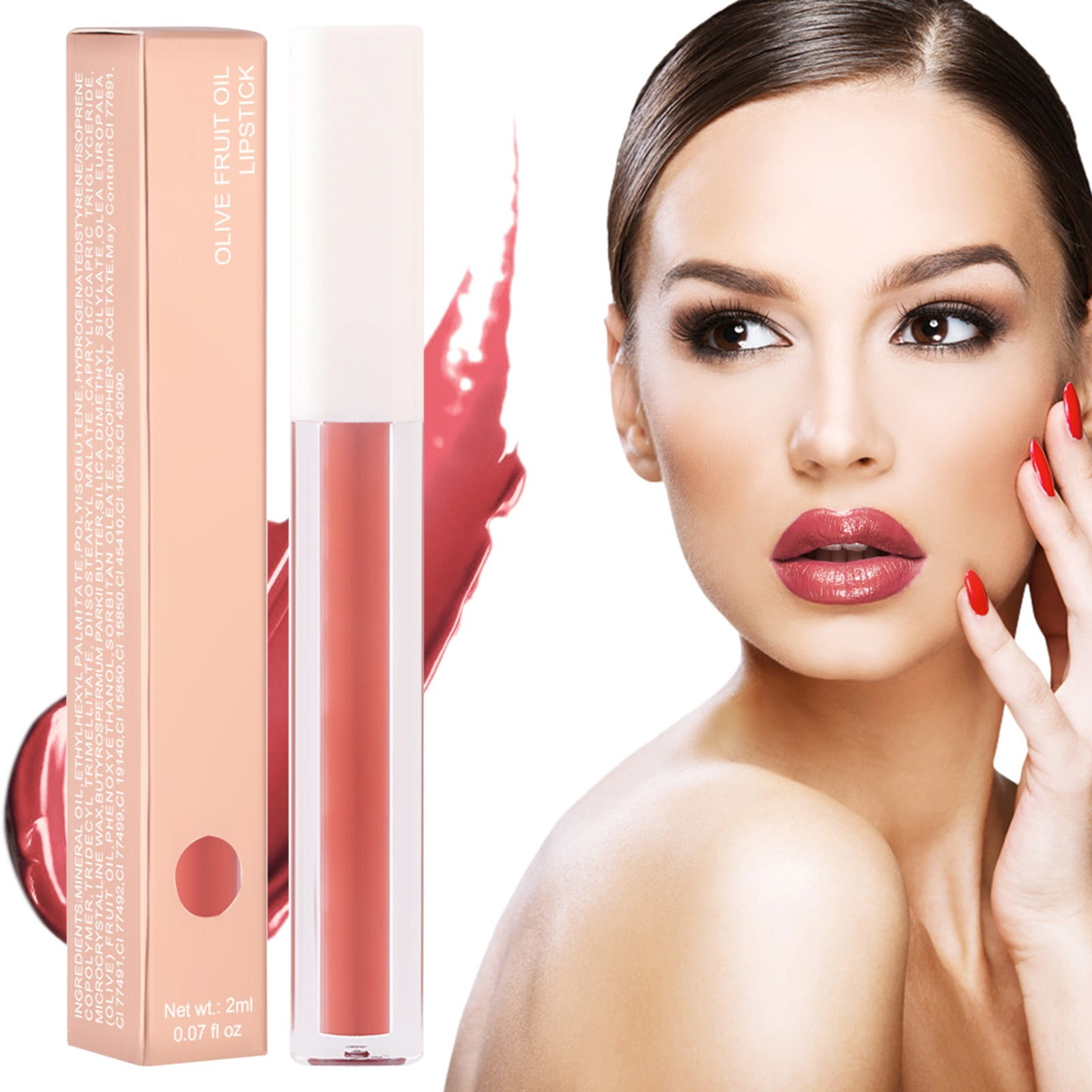 Zenghuiiii Tit Faced Lipstick Olive Shine Moisturizing Moisturizing Non ... Zenghuiiii Tit Faced Lipstick Olive Shine Moisturizing Moisturizing Non ...