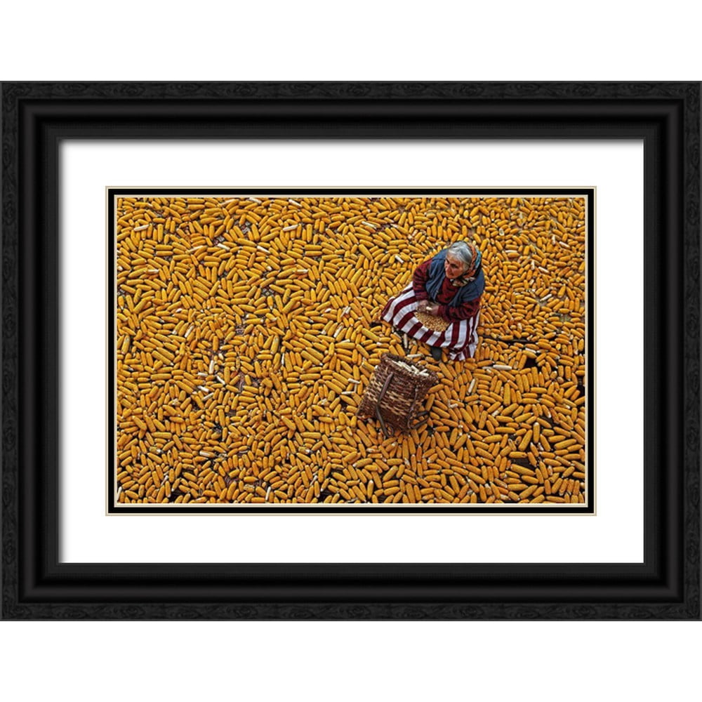 Zengin, Mustafa 14x11 Black Ornate Wood Framed with Double Matting ...