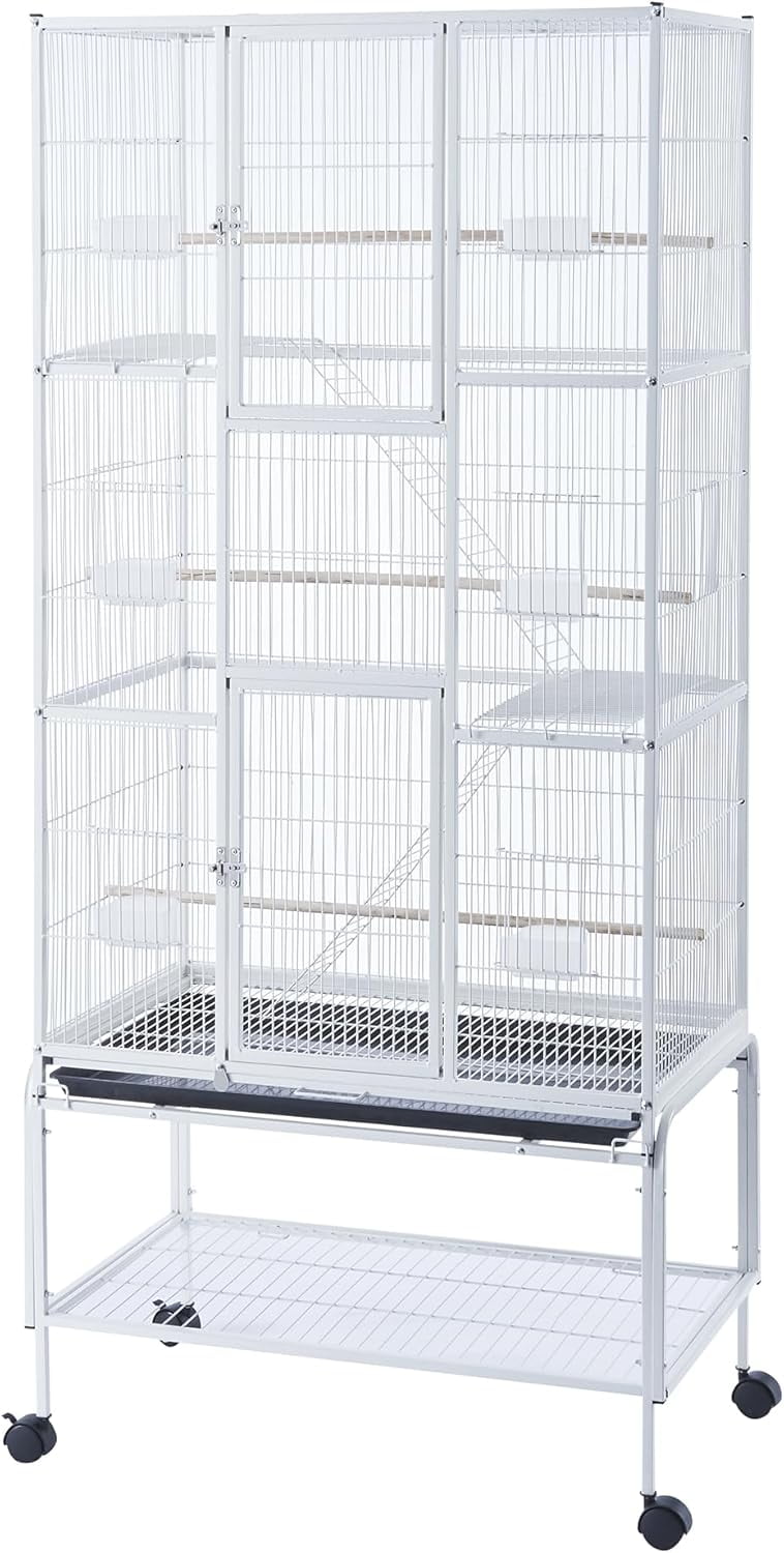 Zengpin 69inch Height Large Bird Cages Parrot Cage Wide Flight Metal ...