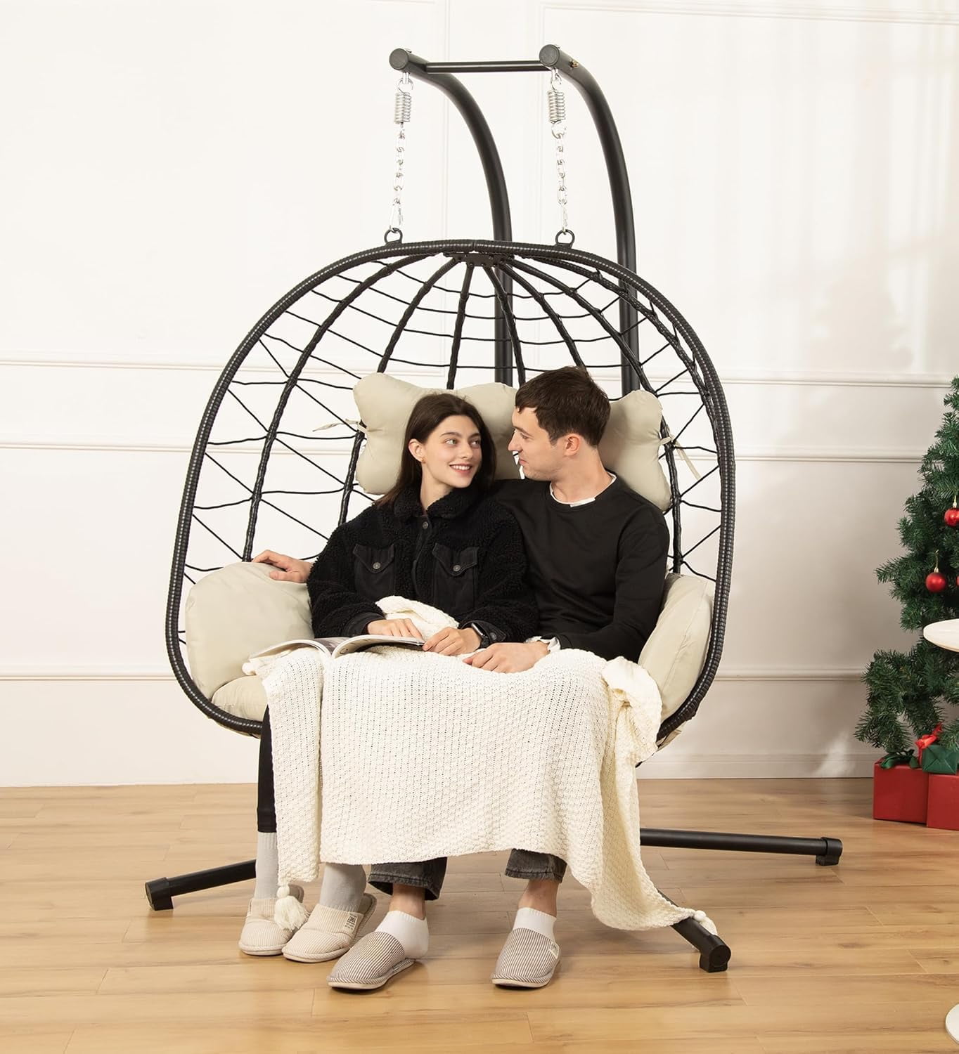 Zengpin Egg Chair wth Stand Hammock Swing Chair Foldable Hanging ...