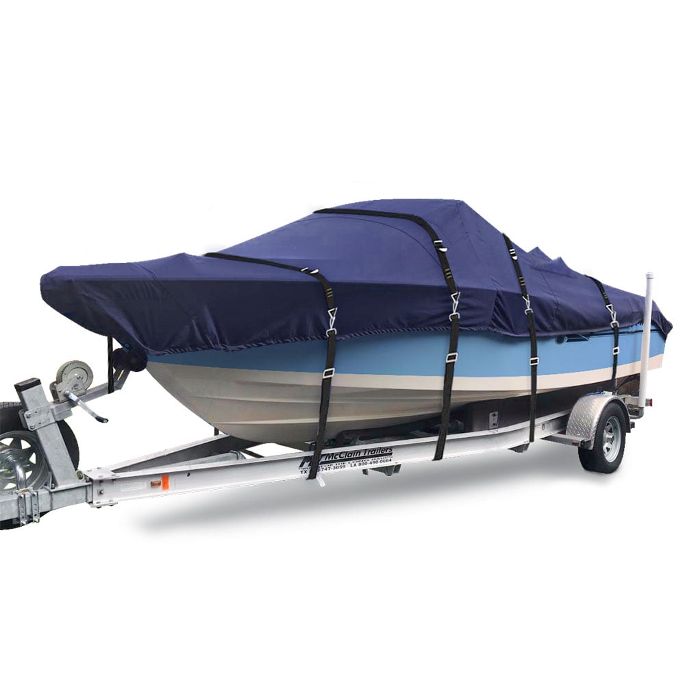 Zenicham 900D V-Hull Boat Cover - Trailerable Waterproof Boat Cover ...