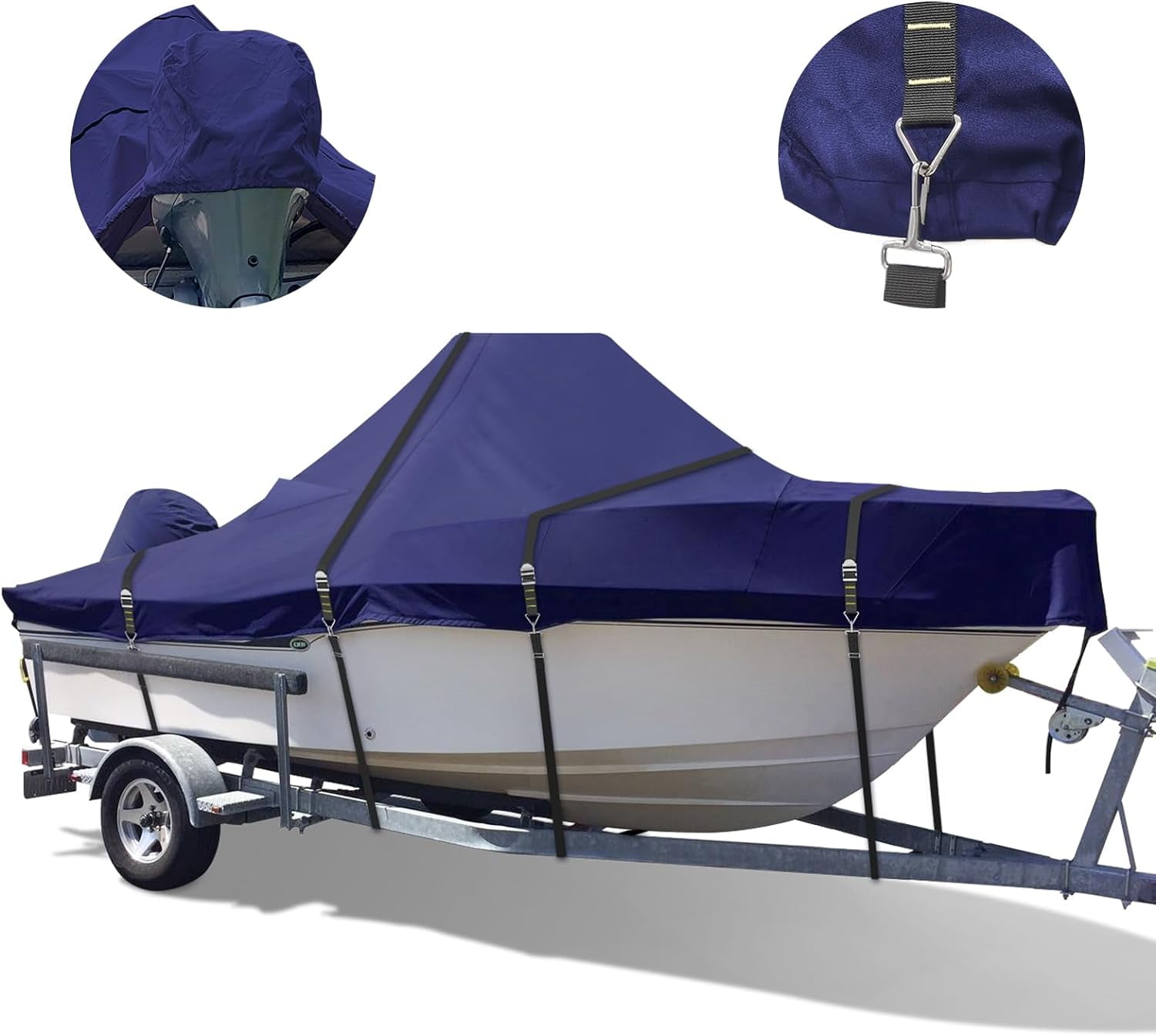 Zenicham 900D Waterproof Heavy Duty Center Console Boat Cover ...