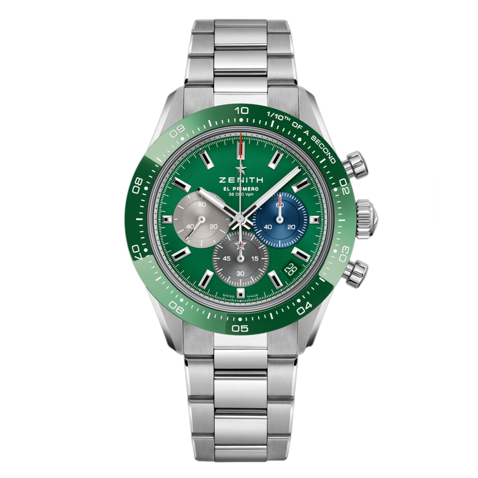 Zenith Chronomaster Sport Automatic Chronograph Green Dial Steel Men's ...