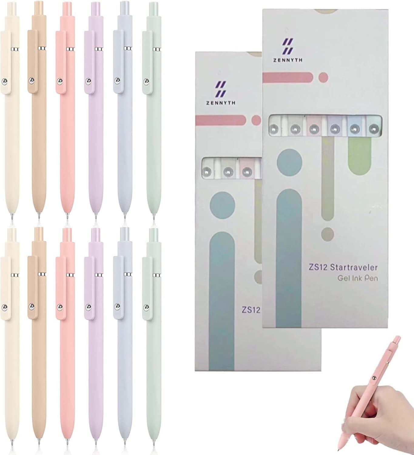 Zenith Gel Pens - Zennyth ZS12 Startraveler Aurora Accent Gel Ink Pen ...