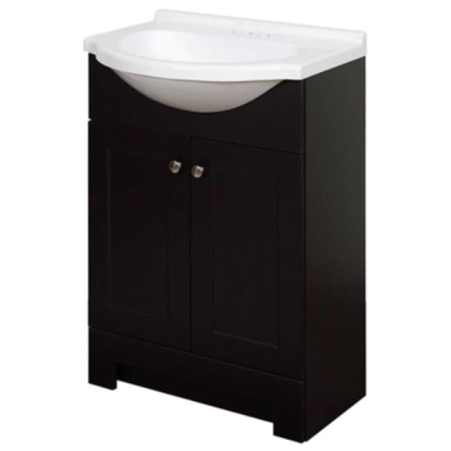 Zenith Home SEC24CH Euro Vanity Combo, Espresso - Walmart.com