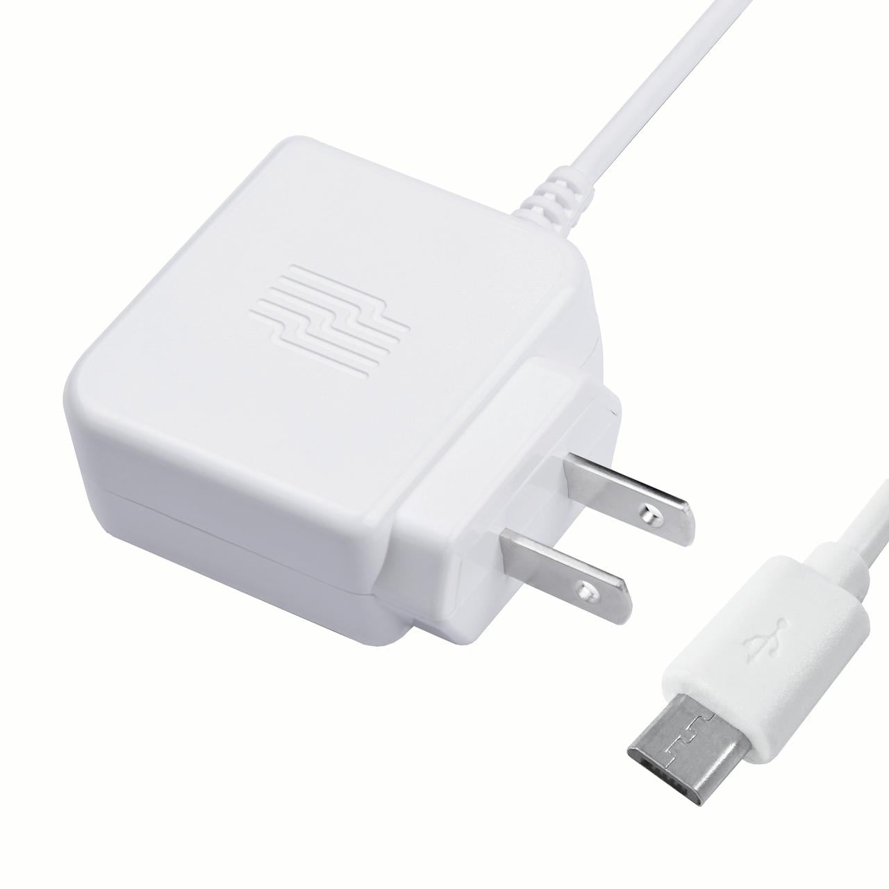 Zenith PM1001WCMC Micro USB Wall Charger, White, 3' - Walmart.com