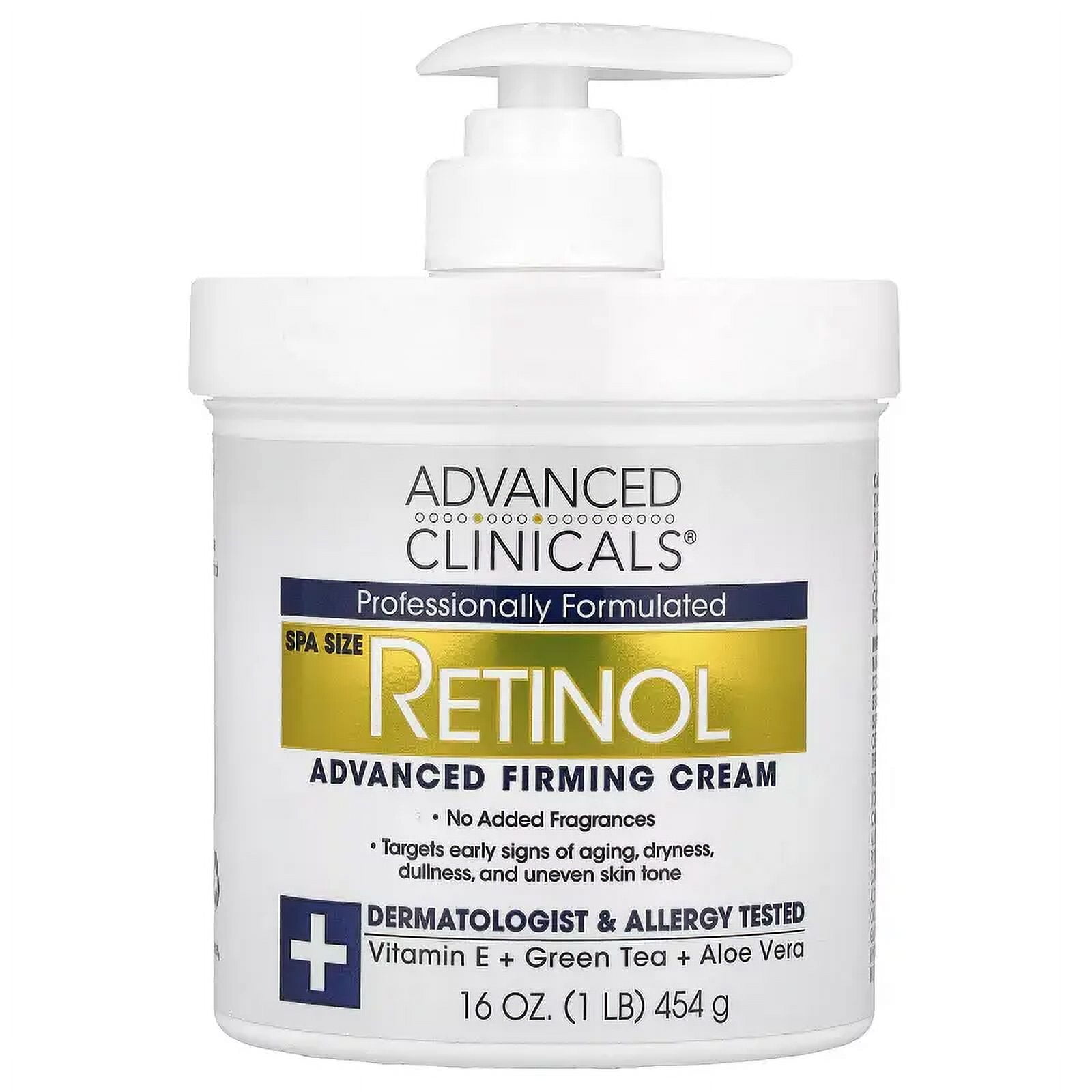 Zenith Retinol, Advanced Firming Cream, 16 oz (454 g) - Walmart.com