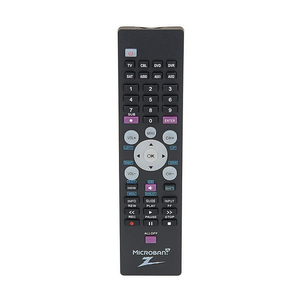 Zenith ZR800MB 8-Device Universal Remote-Microban - Walmart Business ...